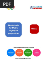 Class 2 Maths Olympiad Worksheet | PDF