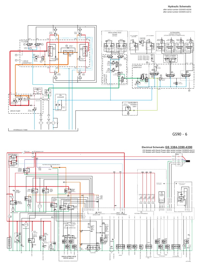 Hydraulic and Electrical Schematics | PDF