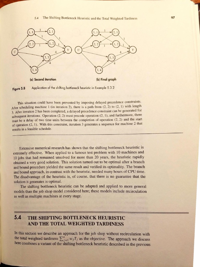 Shifting Bottleneck Weighted Tardiness Pdf Mathematical Optimization Theoretical Computer 