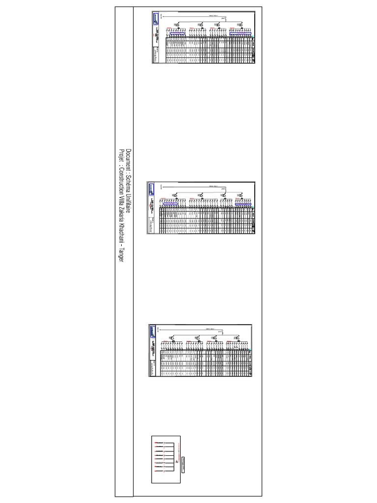 Electricité - Schéma Unifilaire | PDF