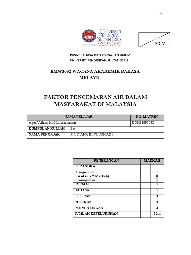 Penulisan Ilmiah (Aqeef Afham) | PDF