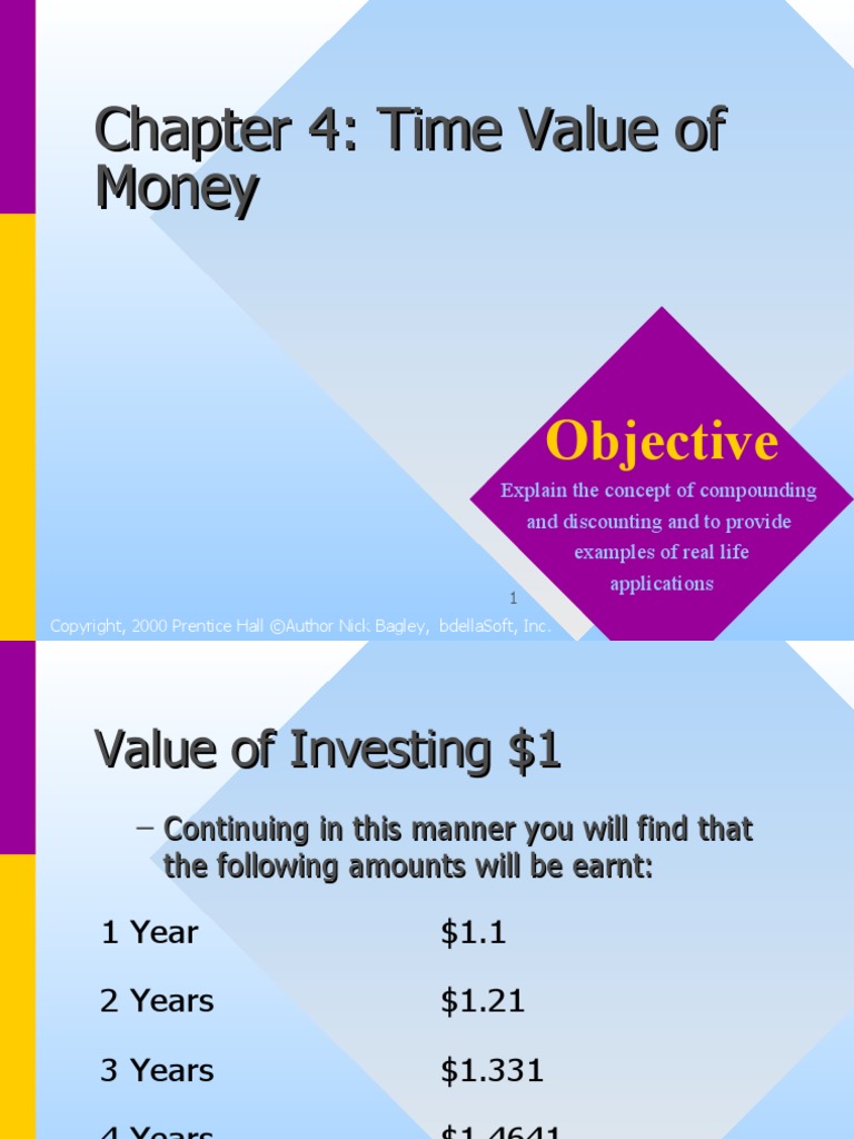CHPT 4 | PDF | Present Value | Banking