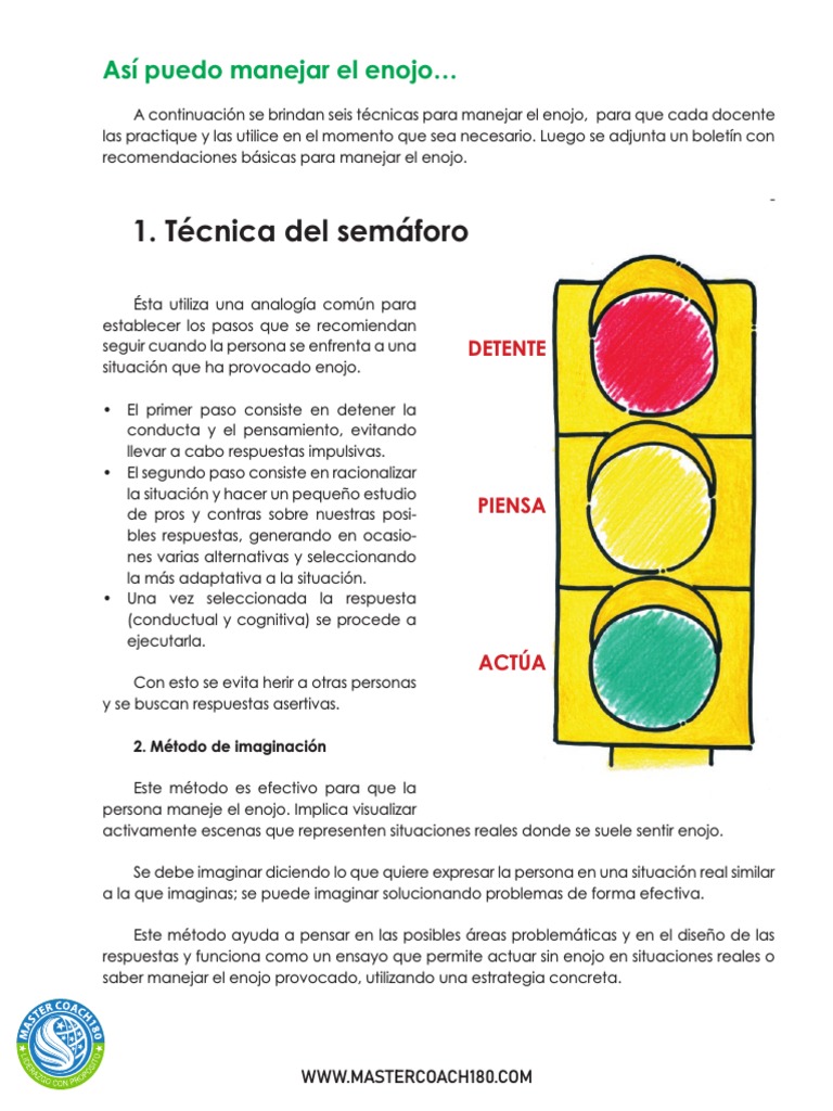 Tecnica Semaforo | PDF | Ira | Pensamiento