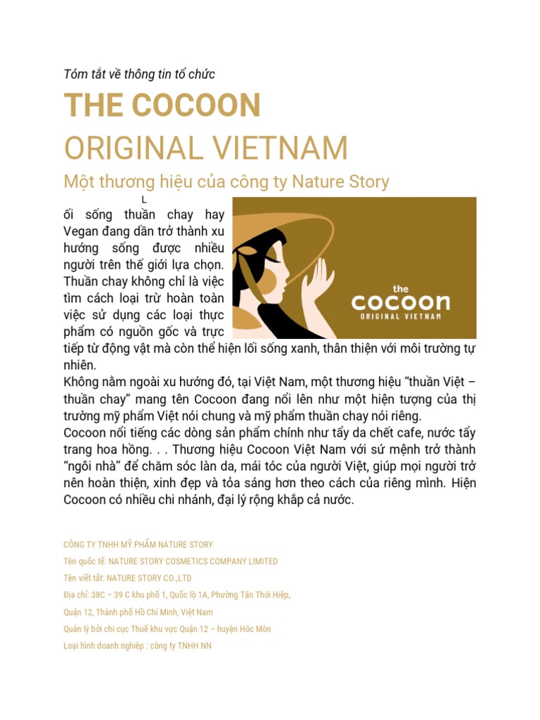 Nghiên cứu về DN The Cocoon | PDF