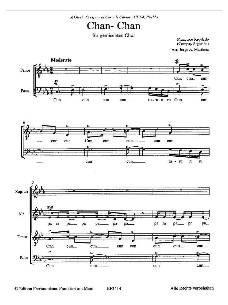 CHAN CHAN (Compay Segundo) | PDF