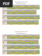 Tabela de Escala 6x2 2023-2024 | PDF