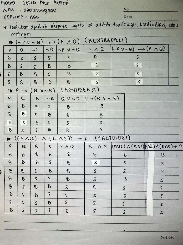 SEVIA NUR ADINNI - A5F - Tugas 1 - KDM | PDF