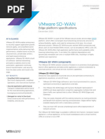 VMware SD-WAN by VeloCloud Edge Data Sheet | PDF | Cloud Computing | Computer Architecture