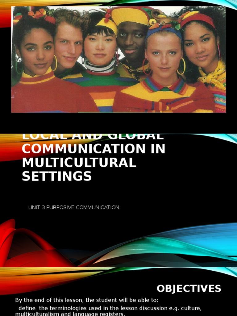 Multiculturalism - Unit 3 | PDF | Speech | Communication