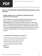 Physical Education Notes Class 11th CHAPTER 1 | PDF