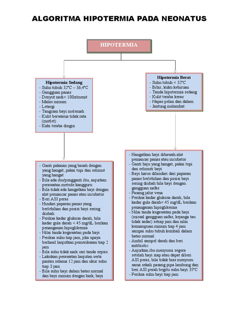 Algoritma Hipotermia Pada Neonatus | PDF