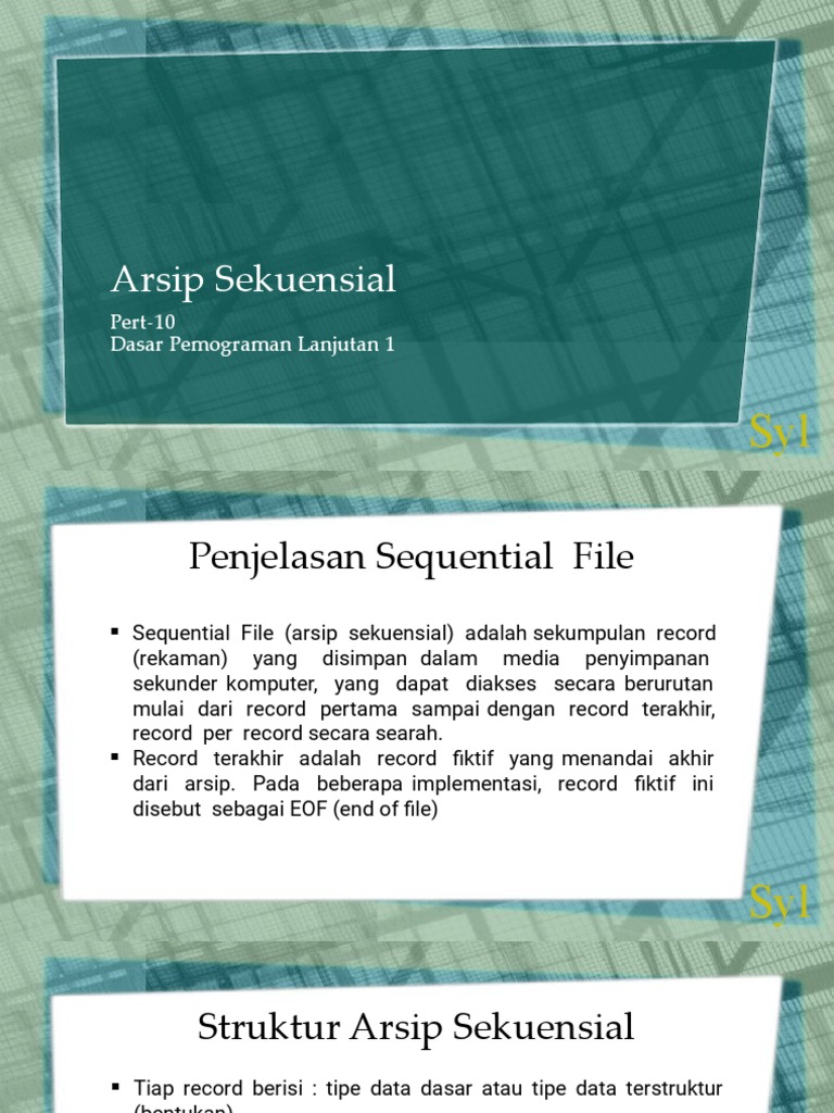 Pert 10 - Sequential File | PDF | Komputer