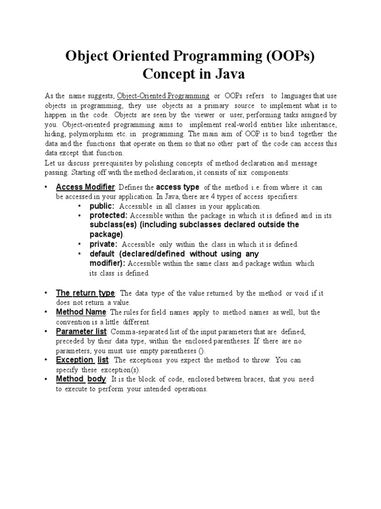 Object Oriented Programming Pdf Inheritance Object Oriented Programming Class Computer