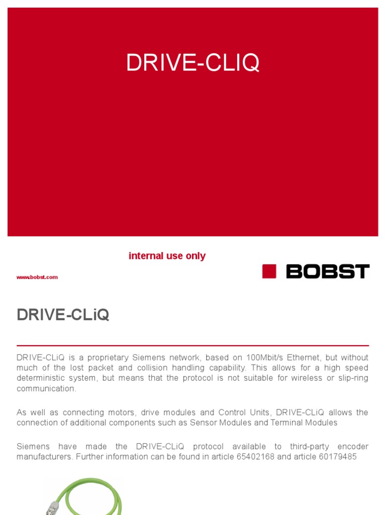 Drive Cliq Profinet | PDF