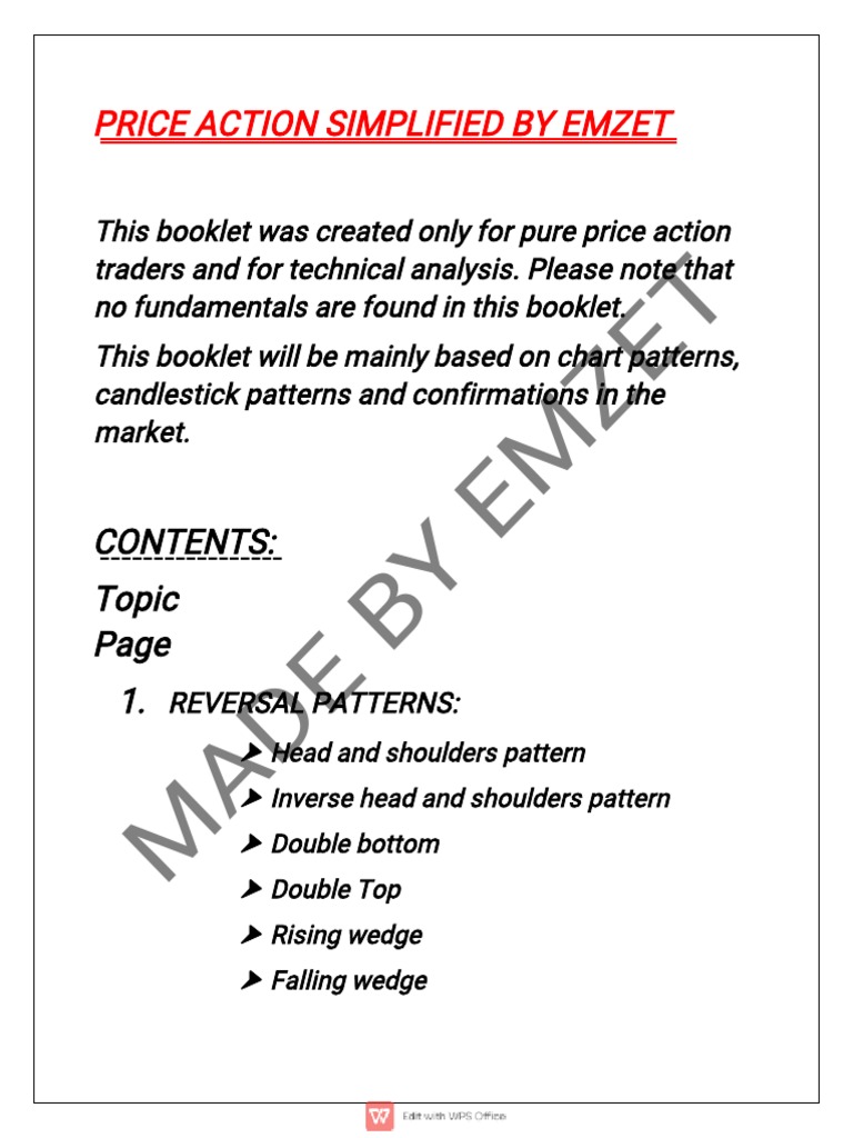 Price Action Simplified | PDF | Market Trend | Financial Markets