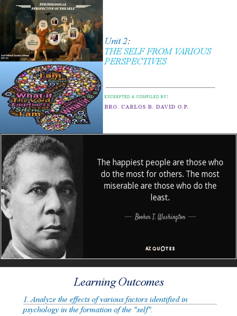 Unit 2 | PDF | Soul | Philosophy Of Self