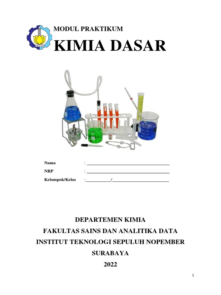 Modul Praktikum Kimia 1 - 2022 | PDF