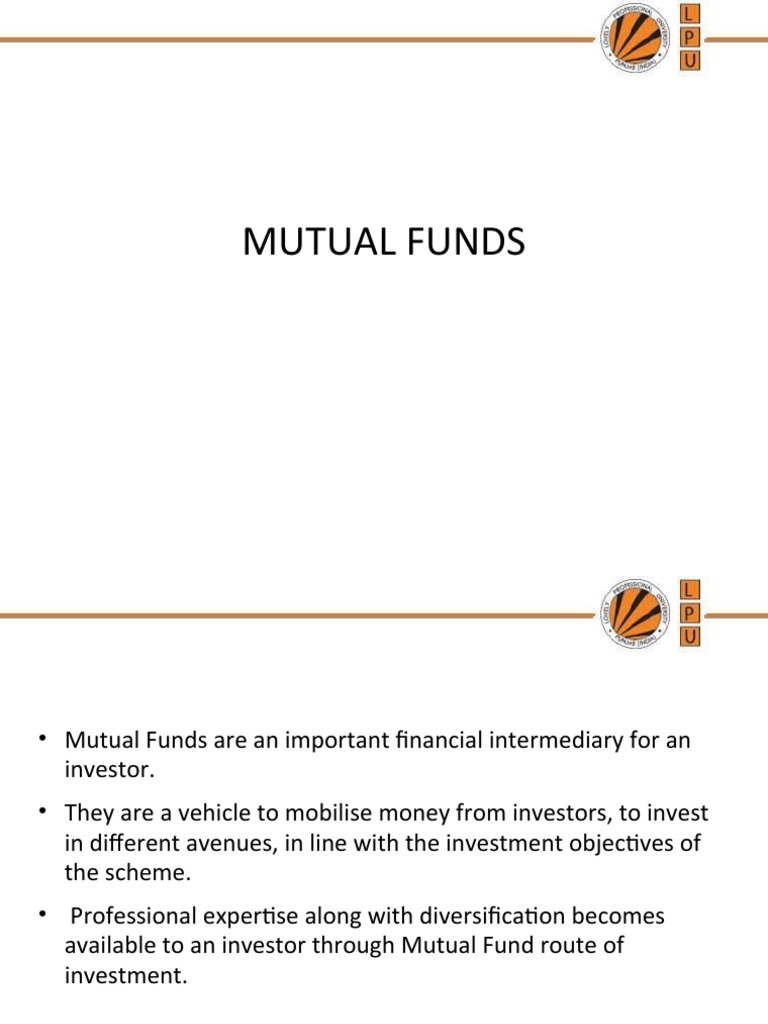 Mutual Funds | PDF | Investment Fund | Fund Of Funds