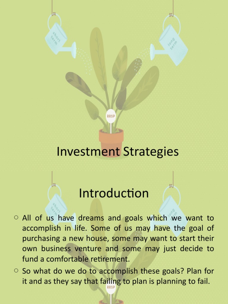 Investment Strategies | PDF | Investing | Asset Allocation