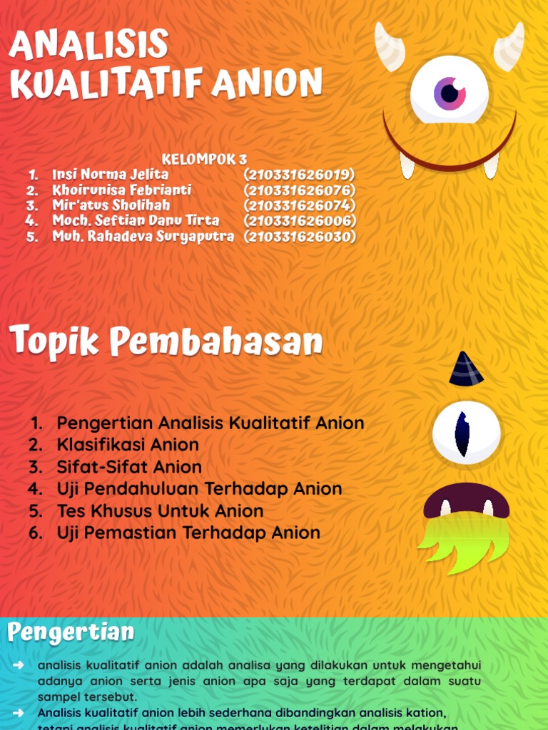 Analitik Anion | PDF