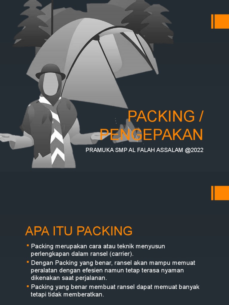 Memahami Teknik Packing yang Efisien dan Nyaman | PDF