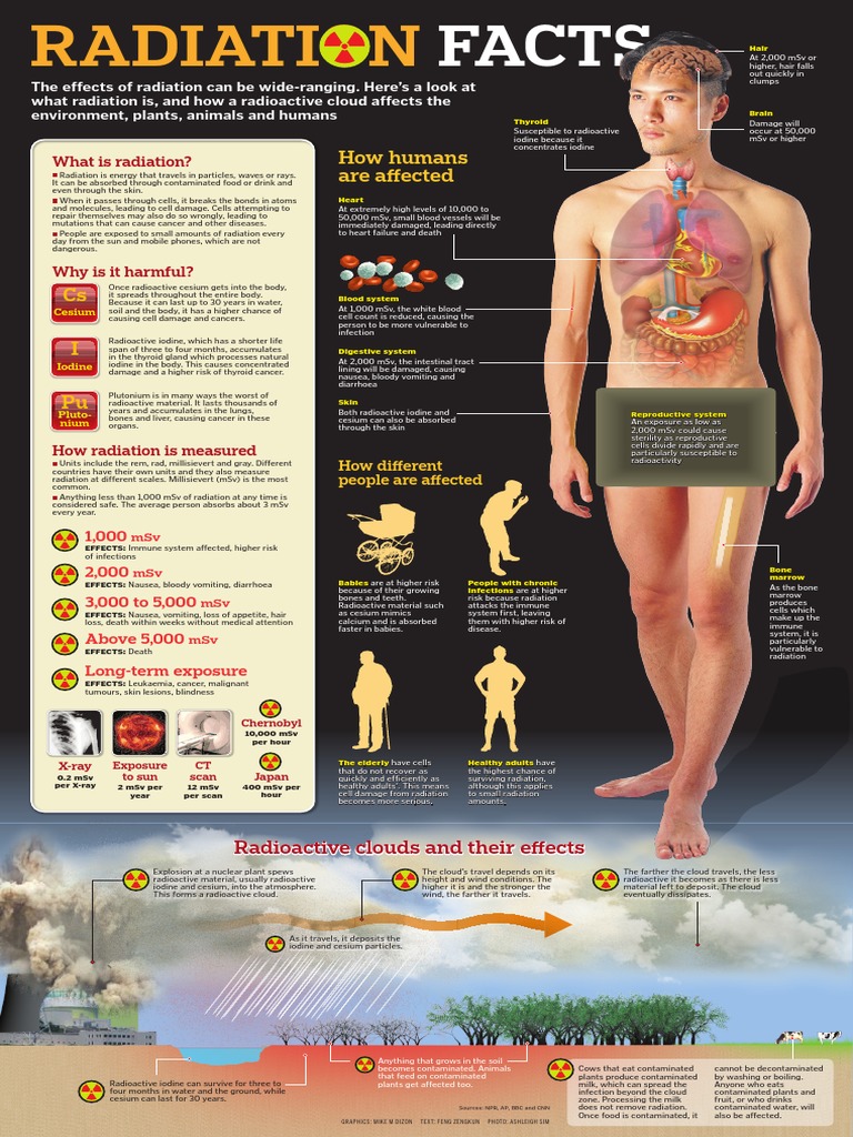 Effects of Radioactive Clouds Explained | PDF | Ionizing Radiation ...