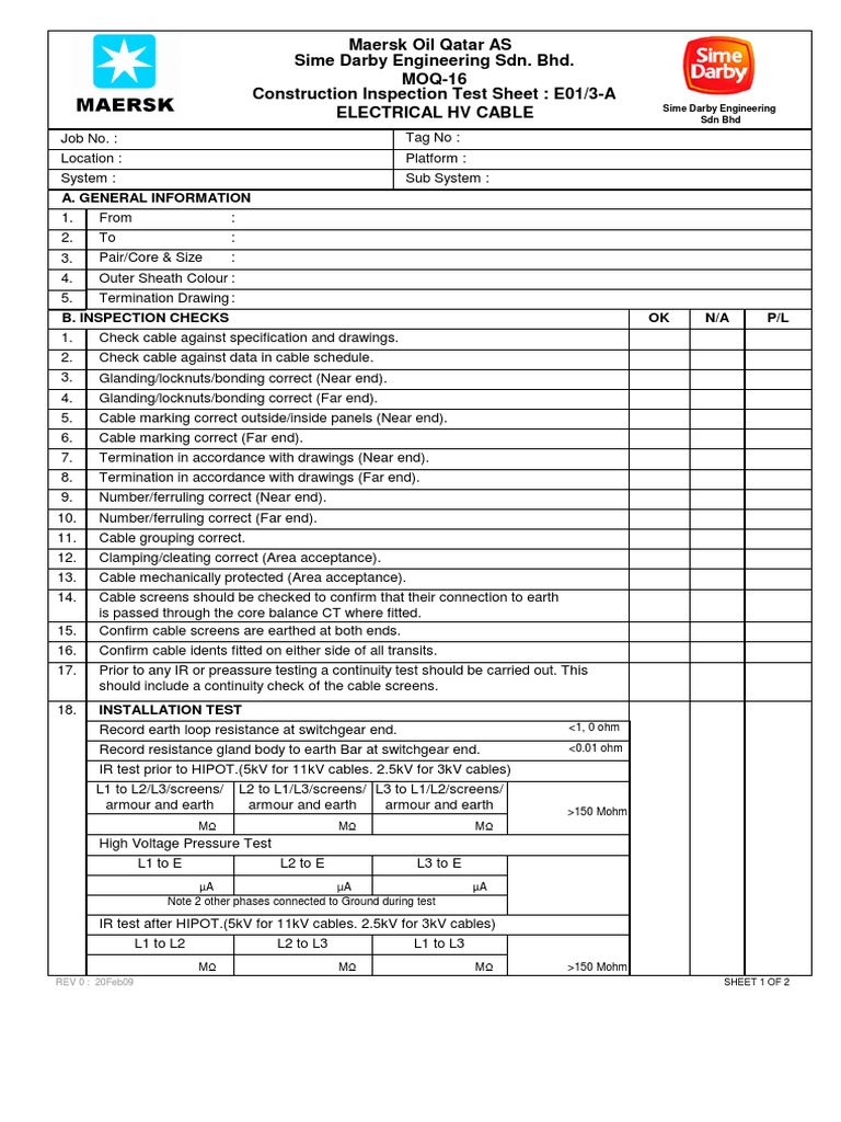 Maersk Oil Qatar AS Sime Darby Engineering Sdn. Bhd. Construction ...
