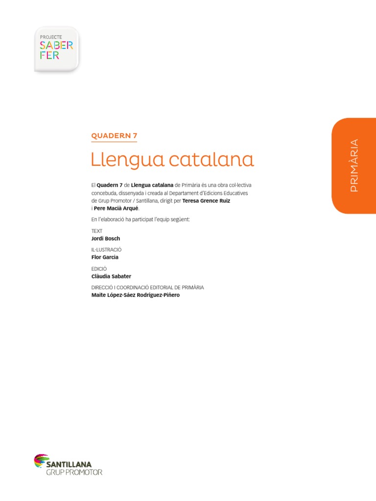 Quadern Llengua | PDF