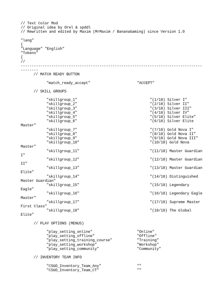 Csgo Colormod | PDF | Color