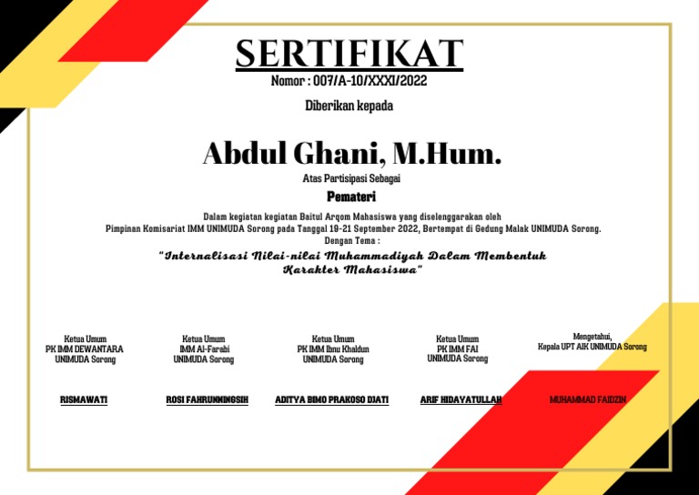 Abdul Ghani | PDF