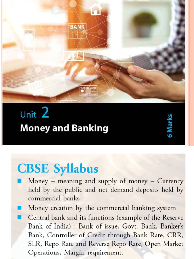 Unit-2 Money and Banking PPT PG 1 To 7 PDF | PDF