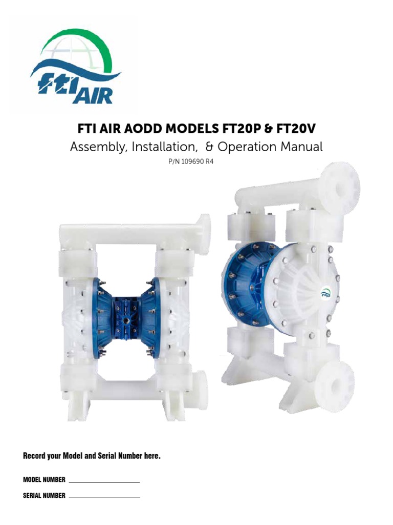 FT20 Plastic Manual | Download Free PDF | Pump | Valve