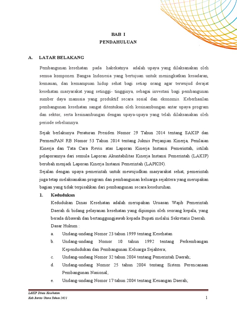 Lakip 2022 (Data 2021) Dinkes-Final | PDF