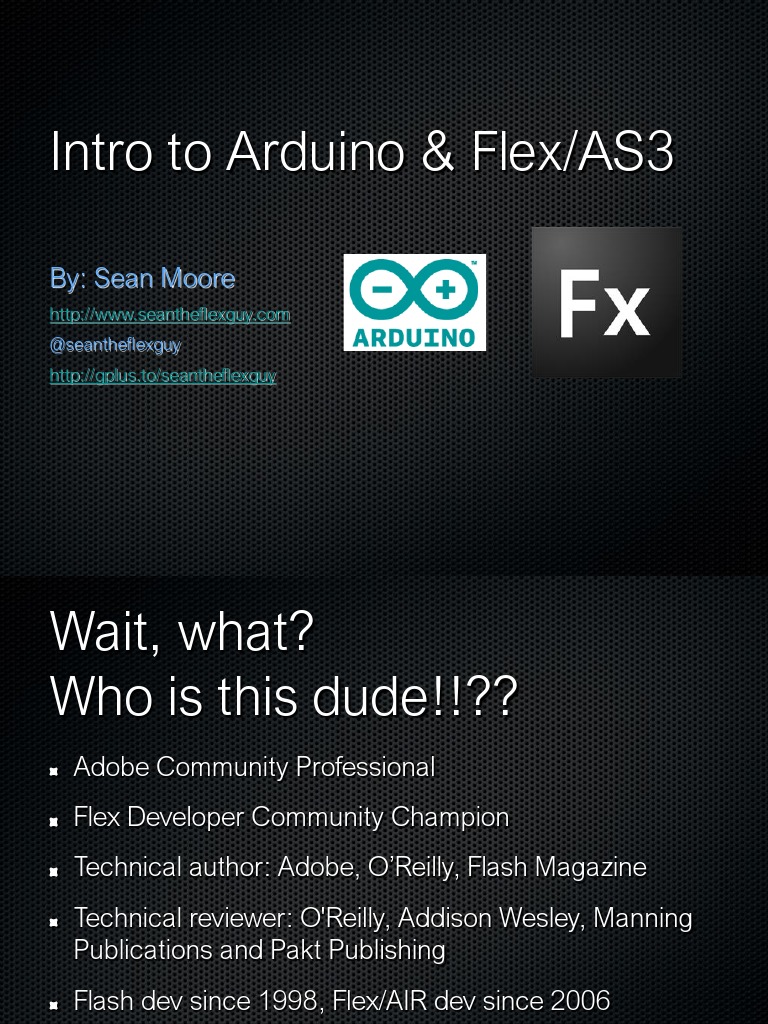 Intro To Arduino and Flex As3 | PDF | Arduino | Network Socket
