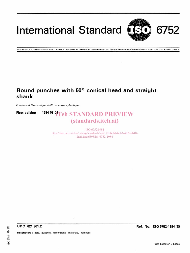 Iso 6752 1984 | PDF | International Organization For Standardization ...