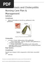 Nursing Care Plans: Cholecystitis Cholelithiasis | PDF | Gallbladder ...