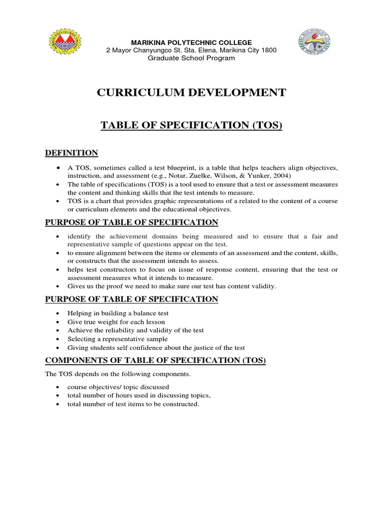 Curriculum Development and Assessment Alignment: A Guide to Developing Effective Teacher-Made ...
