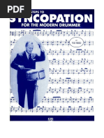 Syncopation For The Modern Drummer Ted Reed PDF | PDF | Language Arts ...