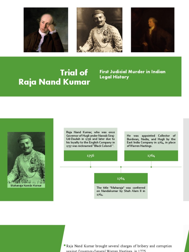 Raja Nand Kumar: India's First Judicial Murder | PDF | Judge | Public Law