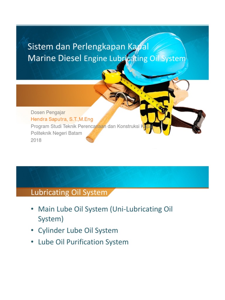 Engine Lubricating Oil System (LO System) | PDF | Pump | Lubricant