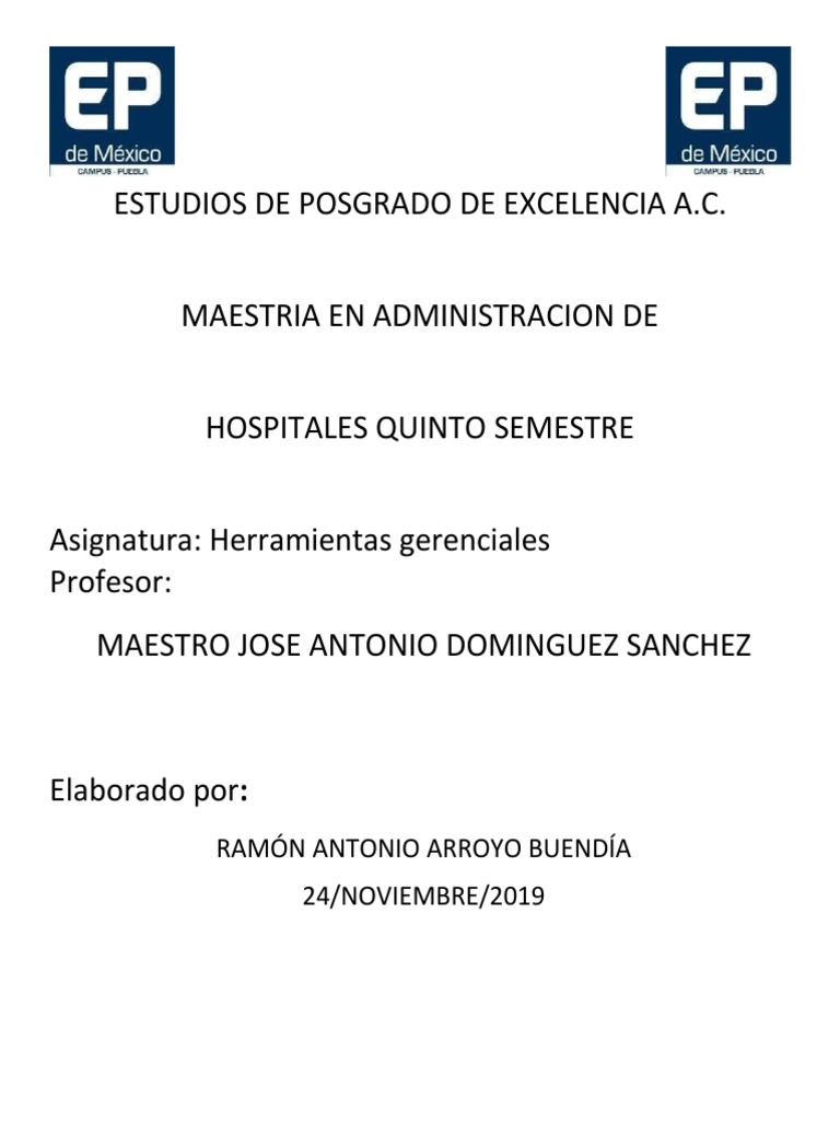 Herramientas Gerenciales Act.2 | PDF