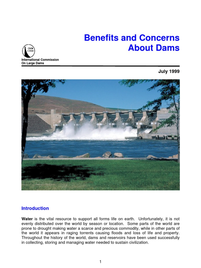 Dams: Benefits and Concerns | PDF | Water Resources | Reservoir
