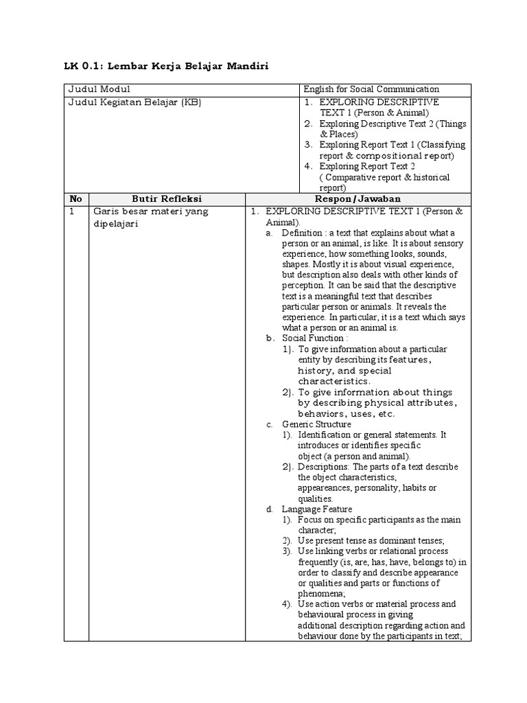 LK 01 Modul 03 | PDF | Verb | Adjective