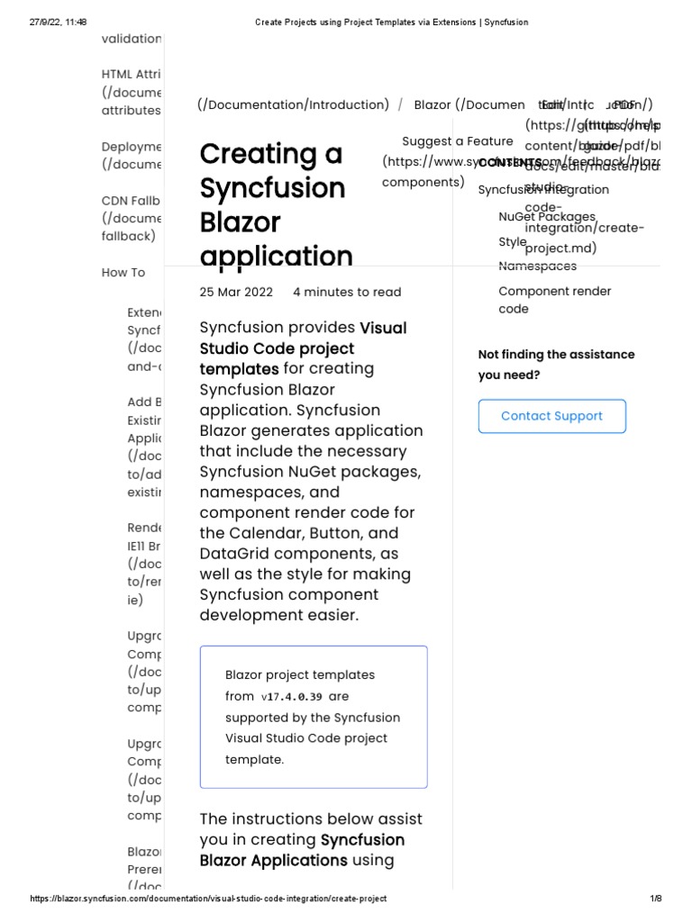 Create Projects Using Project Templates Via Extensions - Syncfusion ... Create Projects Using Project Templates Via Extensions - Syncfusion ...