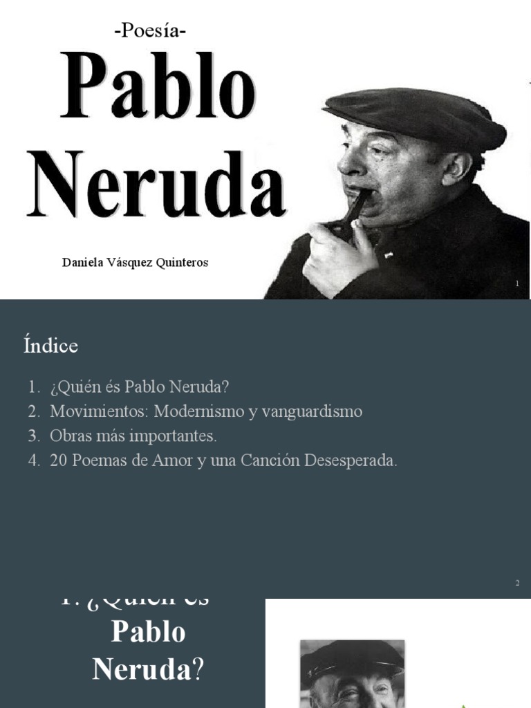 Pablo Neruda: Vida y Obra Poética | PDF | Arte | Clásicos