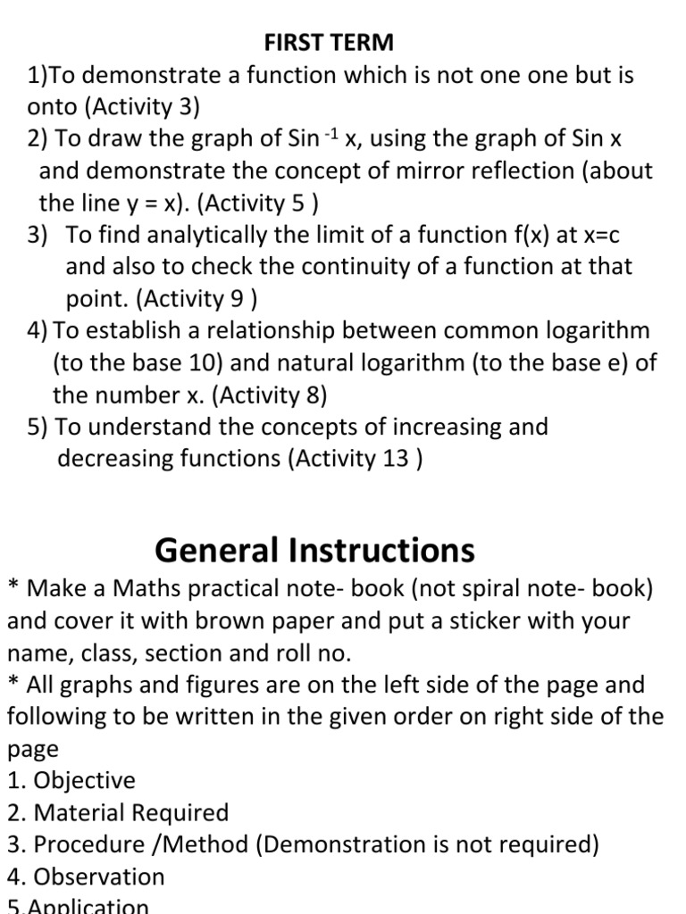 Maths Activity Class 12 | PDF | Logarithm | Cartesian Coordinate System Maths Activity Class 12 | PDF | Logarithm | Cartesian Coordinate System