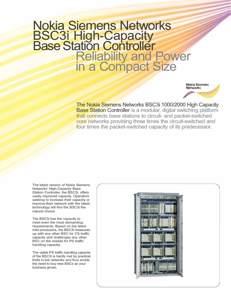 BSC3i 2000 Factsheet | PDF | Electronics | Data Transmission