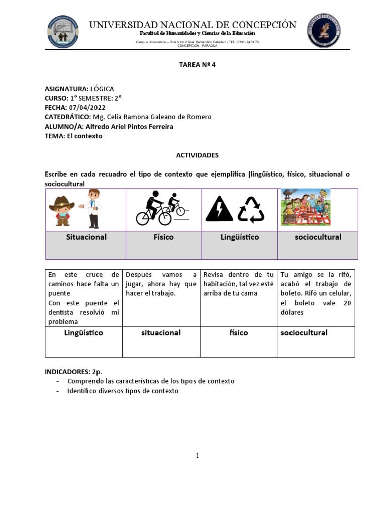 TAREA N°4 Logica | PDF