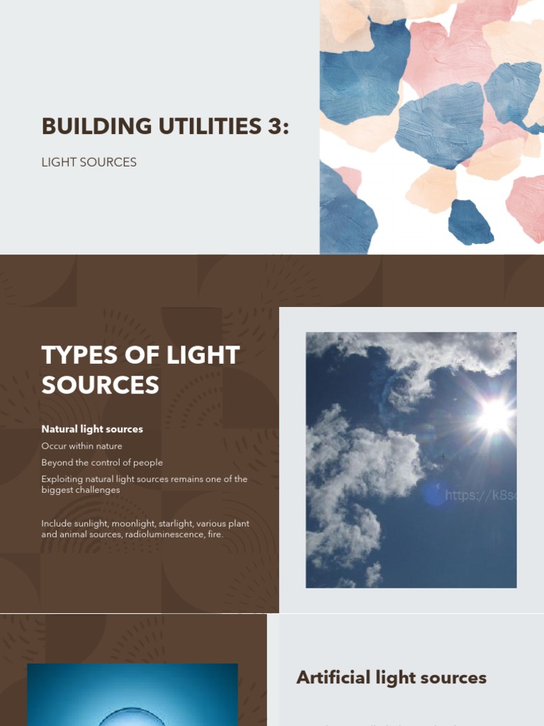 Building Utilities 3:: Light Sources | PDF | Incandescent Light Bulb ...