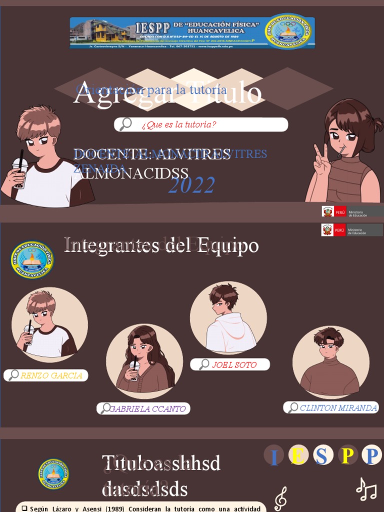 TUTORÍA | PDF | Maestros | Aprendizaje